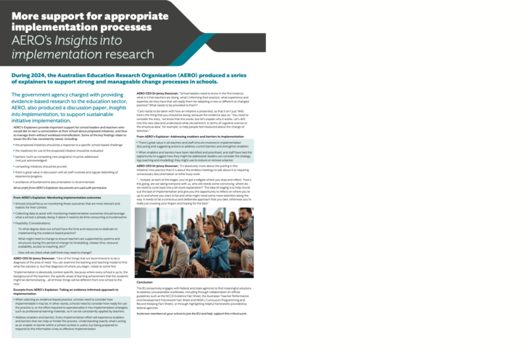 national Teacher Workload Impact Assessment Tool - IEU NSW/ACT