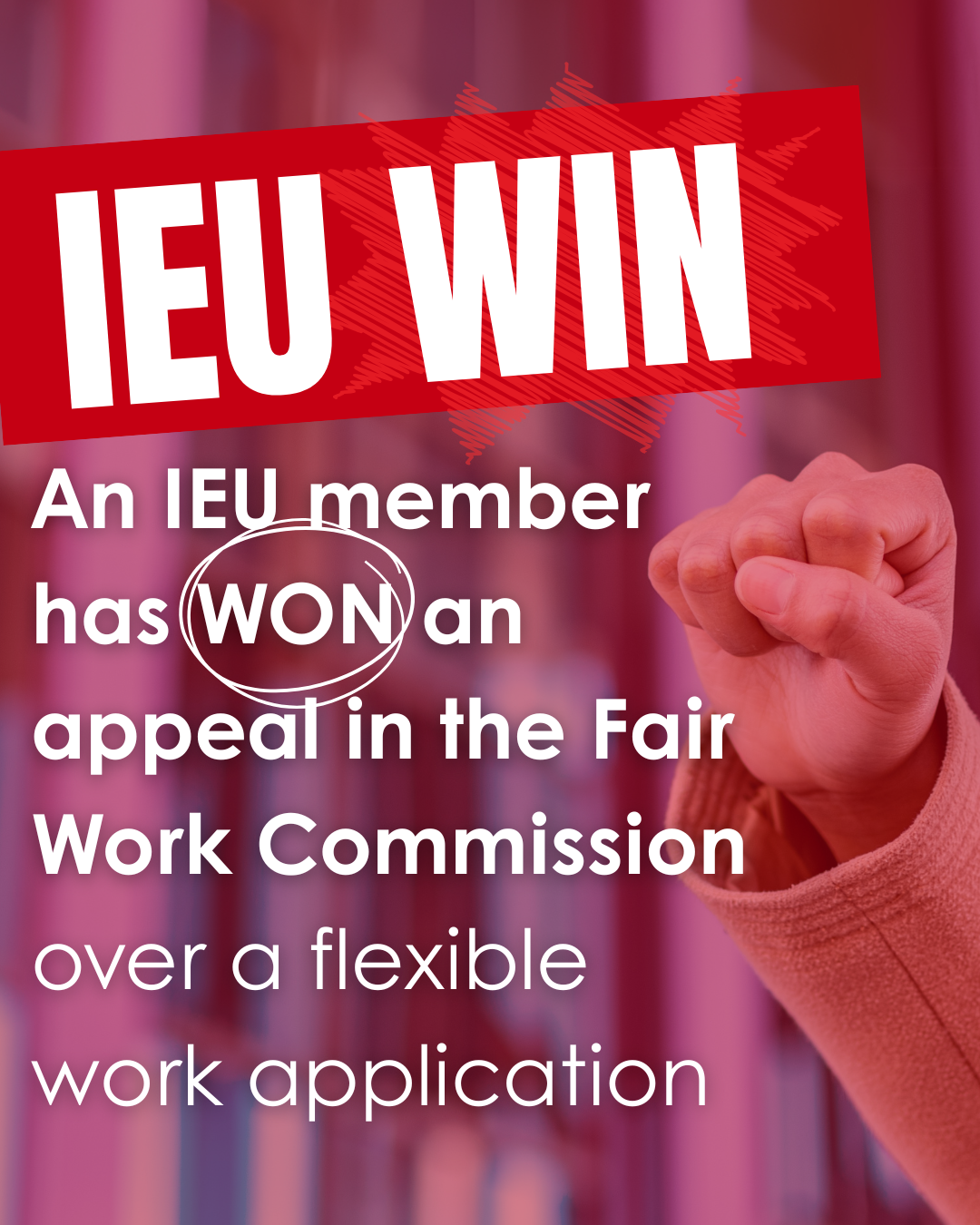 IEU member wins appeal for flexible work - IEU NSW/ACT